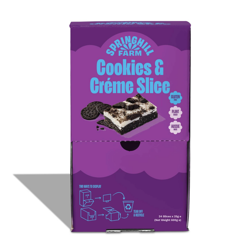 Cookies and Crème SLICE Carton – springhillfarmwholesale